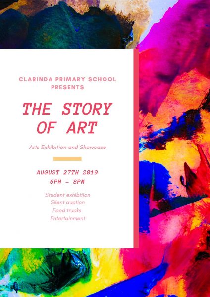 Art Show Flyer Final - Clarinda Primary School